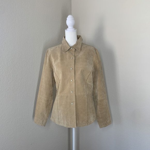 Ruff Hewn | Jackets & Coats | Ruff Hewn Womens 0 Genuine Suede Leather ...